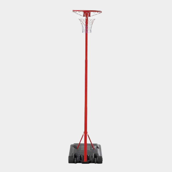 NETBALL POLES PAIR HOLLOW BASE WITH WHEELS - Tryandscore Sports (Pty) Ltd