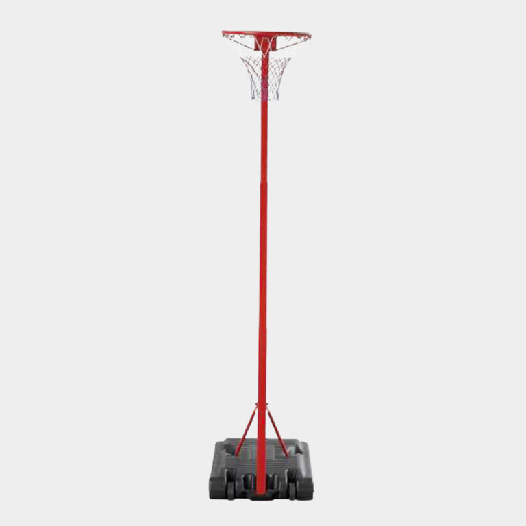 NETBALL POLES PAIR HOLLOW BASE WITH WHEELS - Tryandscore Sports (Pty) Ltd