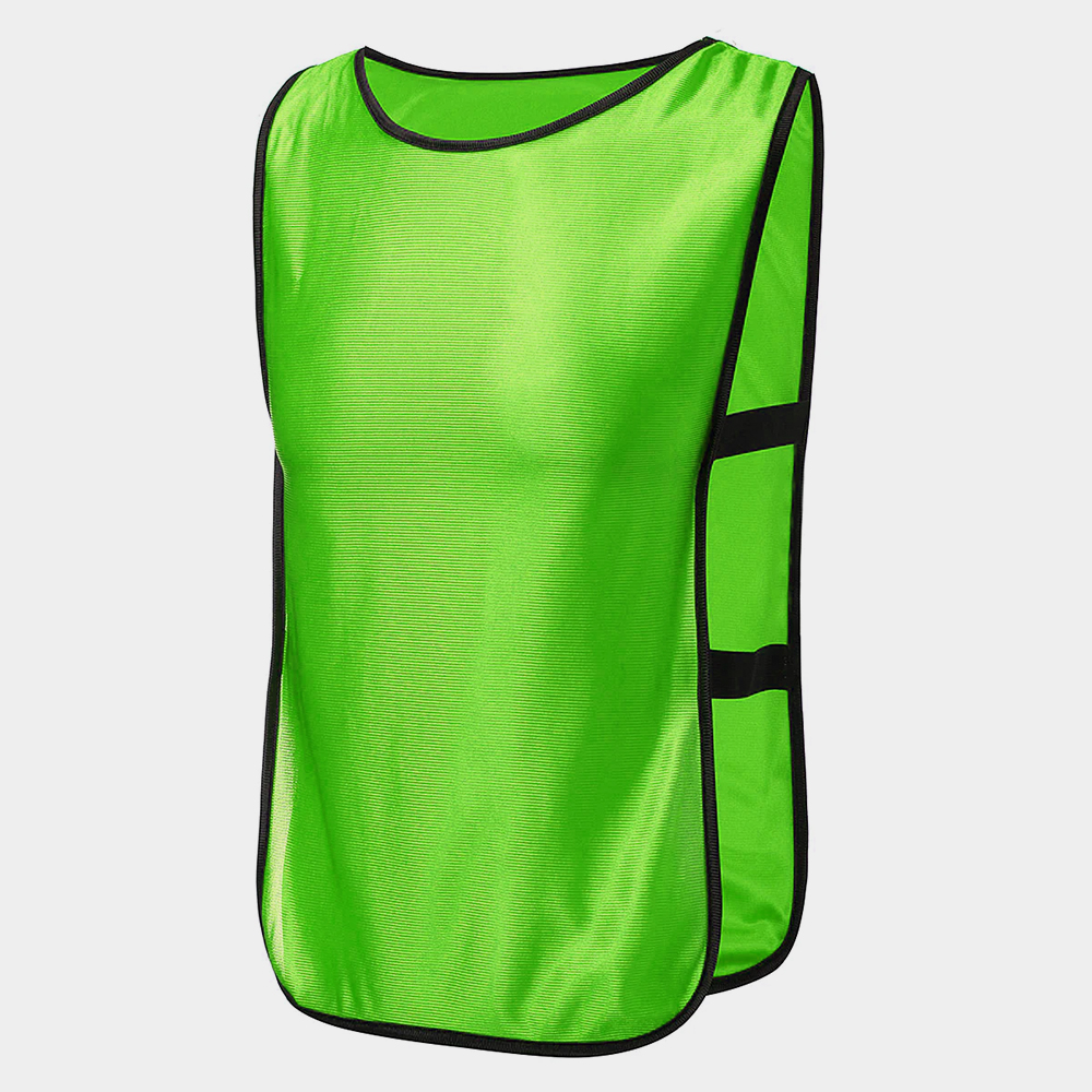 Rugby Training Bibs Vest Top Neon Green (Pack of 10) - Tryandscore ...
